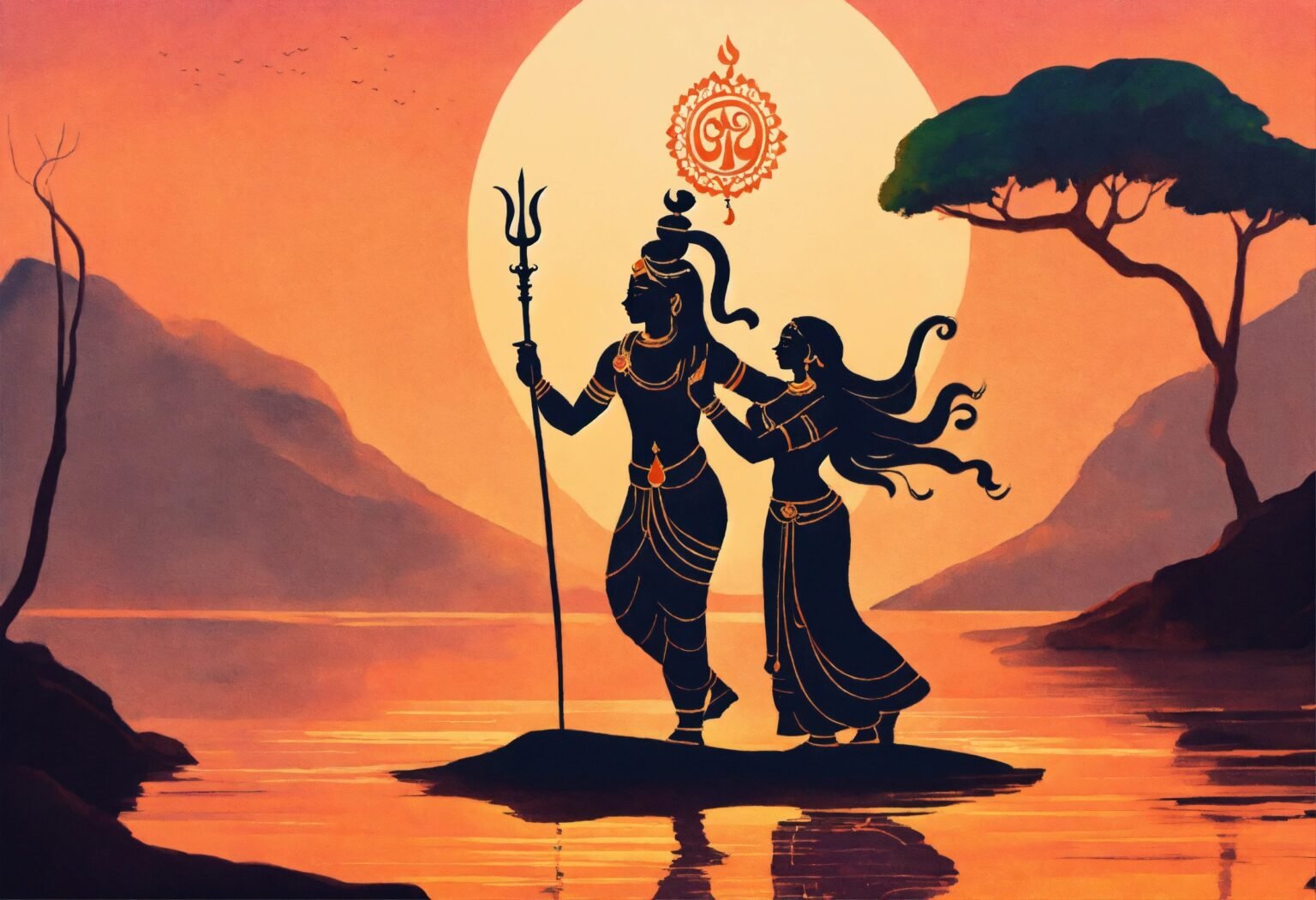 Wedding of Lord Shiva and Goddess Parvati - Divine Union